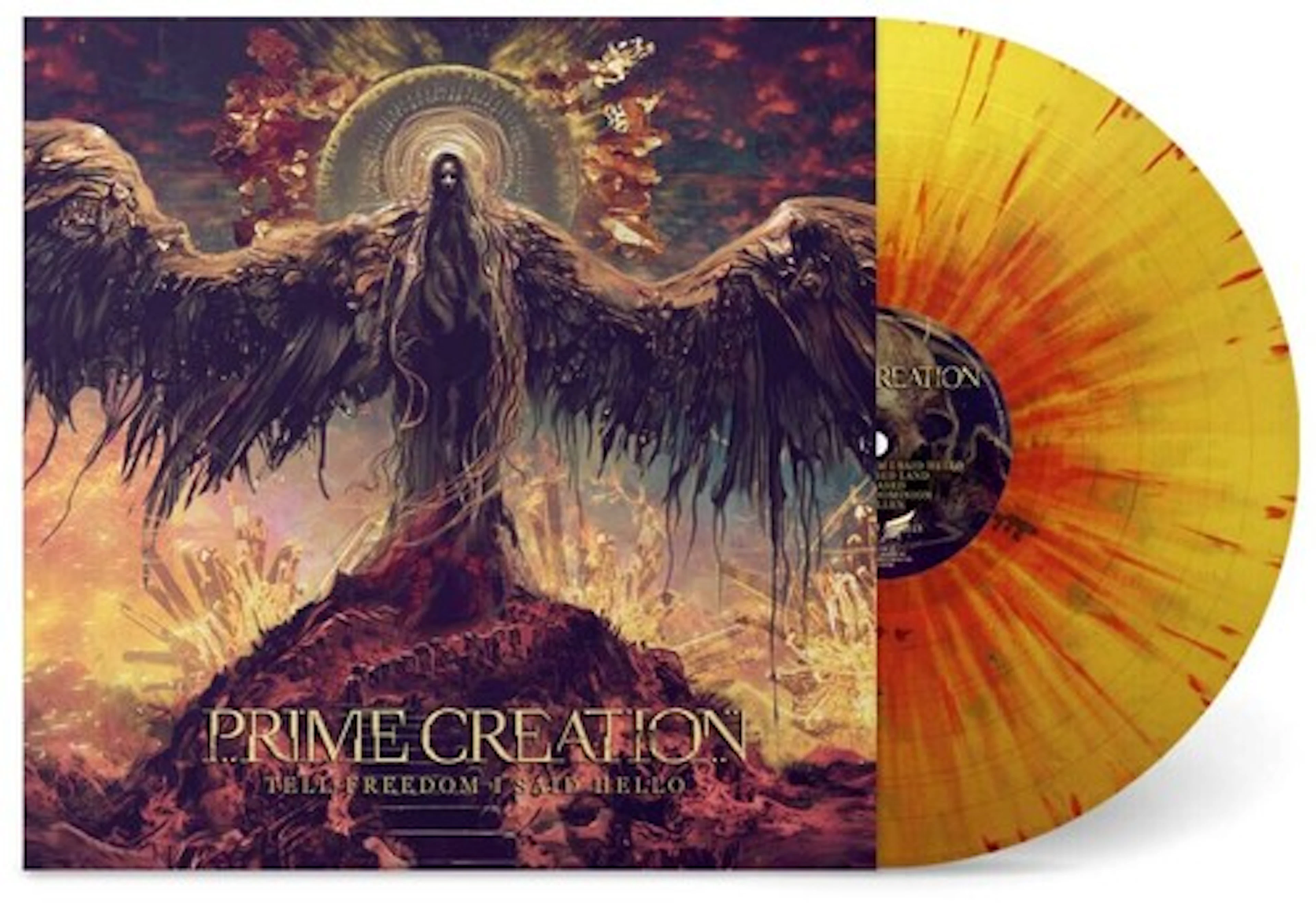 Prime Creation TELL FREEDOM I SAID HELLO - YELLOW RED GOLD Vinyl Record