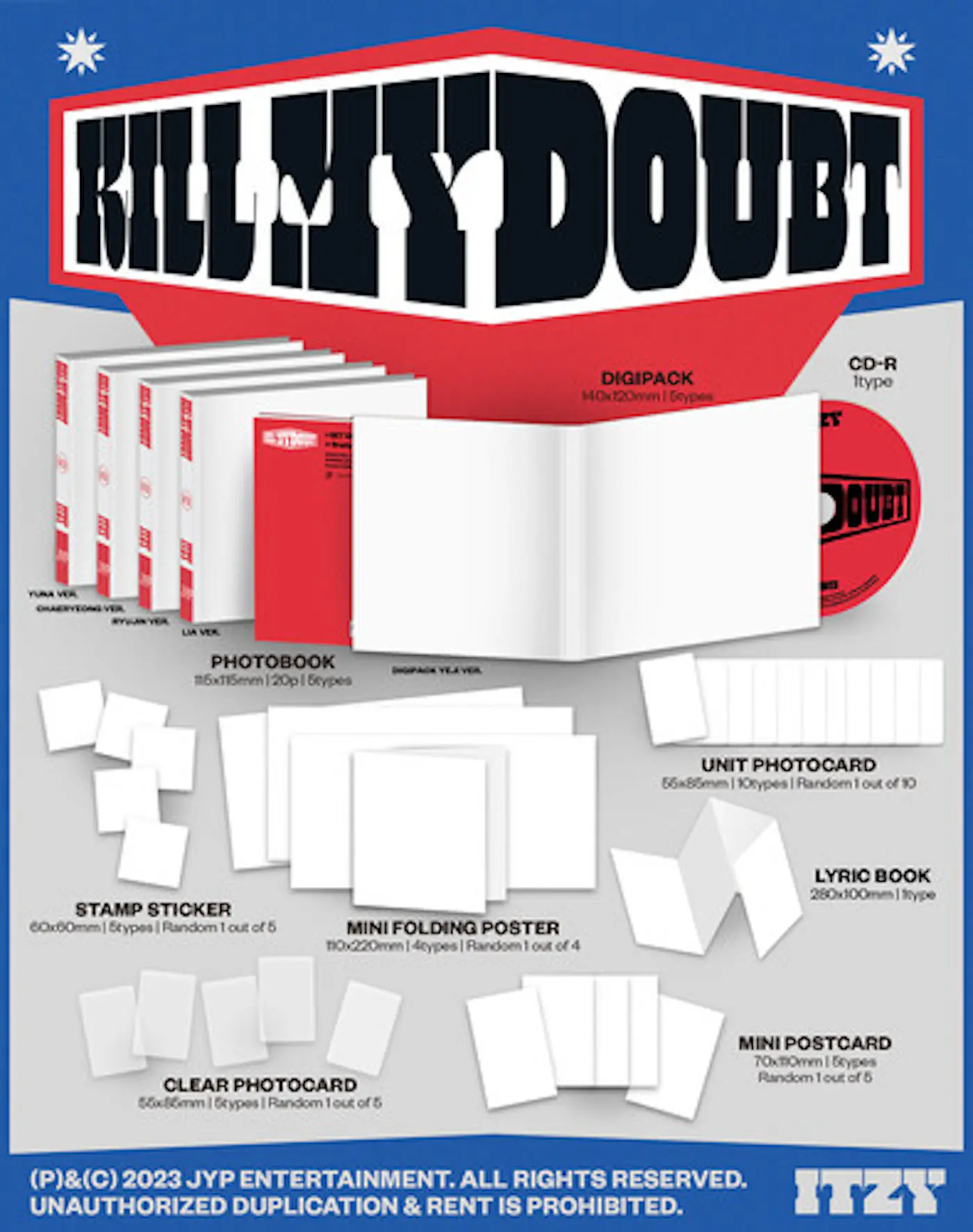 ITZY KILL MY DOUBT (DIGIPACK VER.) CD