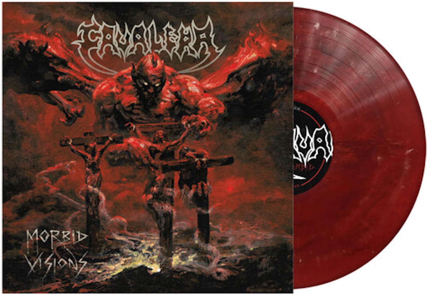 Cavalera MORBID VISIONS - RED MARBLE Vinyl Record