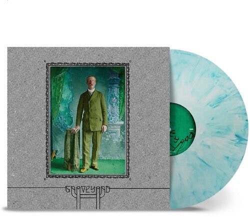 Graveyard 6 - WHITE & SKY BLUE MARBLE Vinyl Record