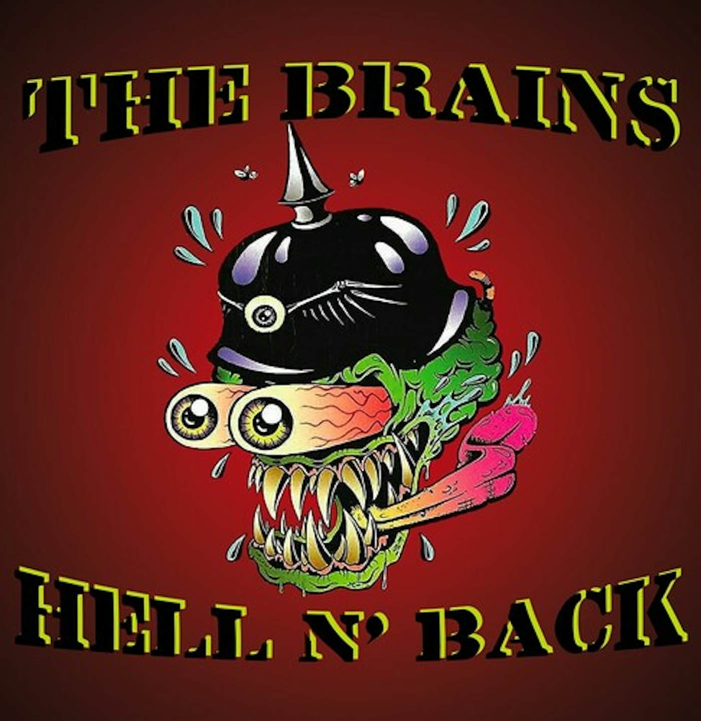 Brains HELL N' BACK - RED MARBLE Vinyl Record