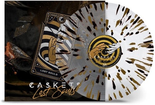 Caskets Lost Souls (Clear W Gold/Black Splatter) Vinyl Record