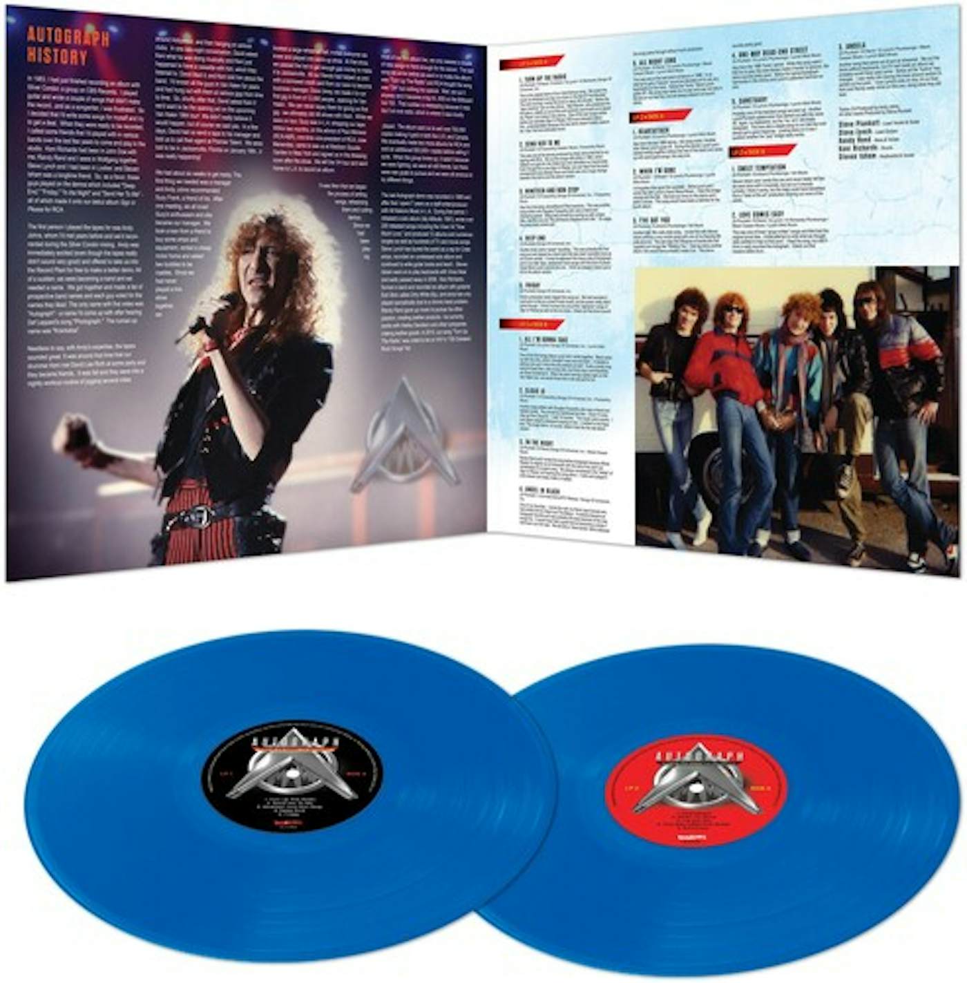 Autograph TURN UP THE RADIO - THE ANTHOLOGY - BLUE Vinyl Record