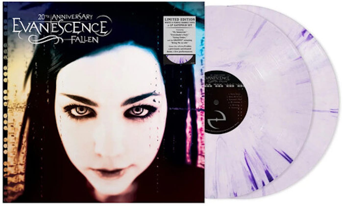 Evanescence Fallen (20th Anniversary) Limited Gatefold 2LP 180g White ...