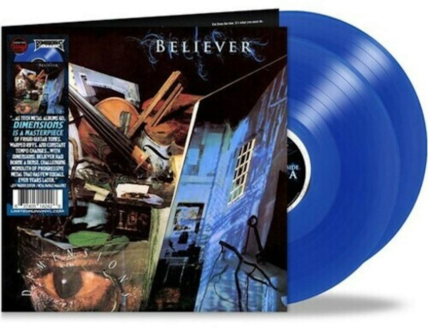 Believer Dimensions - Blue Vinyl Record