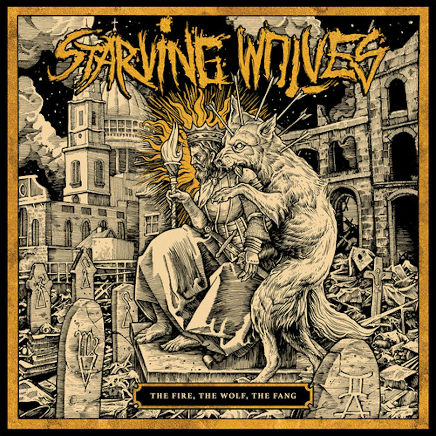 Starving Wolves FIRE, THE WOLF, THE FANG Vinyl Record
