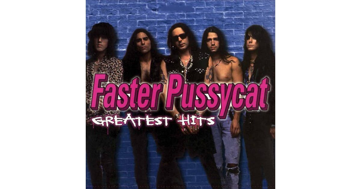 Faster Pussycat Greatest Hits Limited Purple Vinyl Record