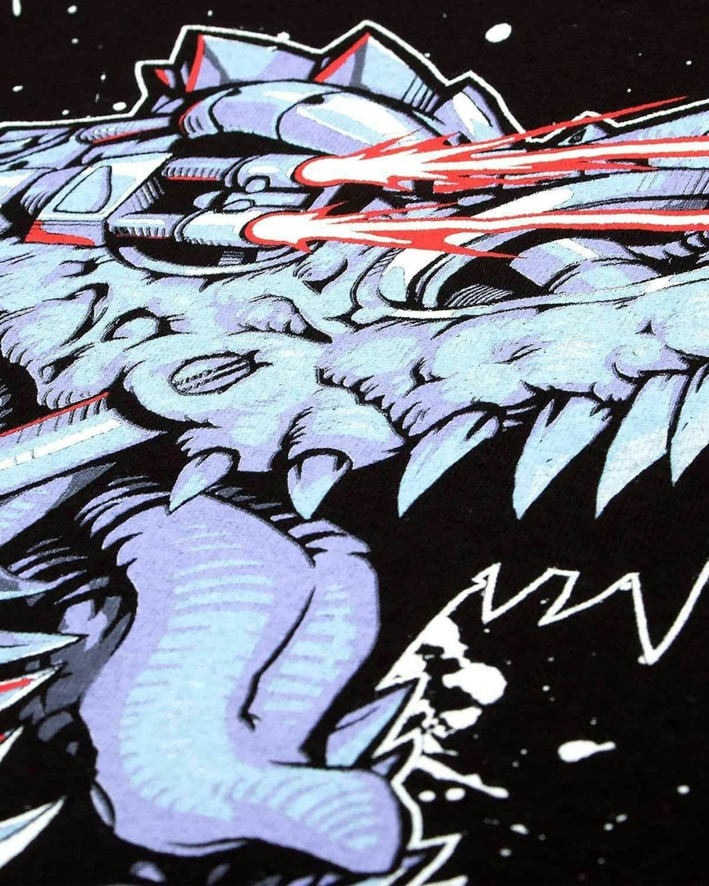 Excision 'Cyborg Rex' Unisex T-Shirt - Black/Red