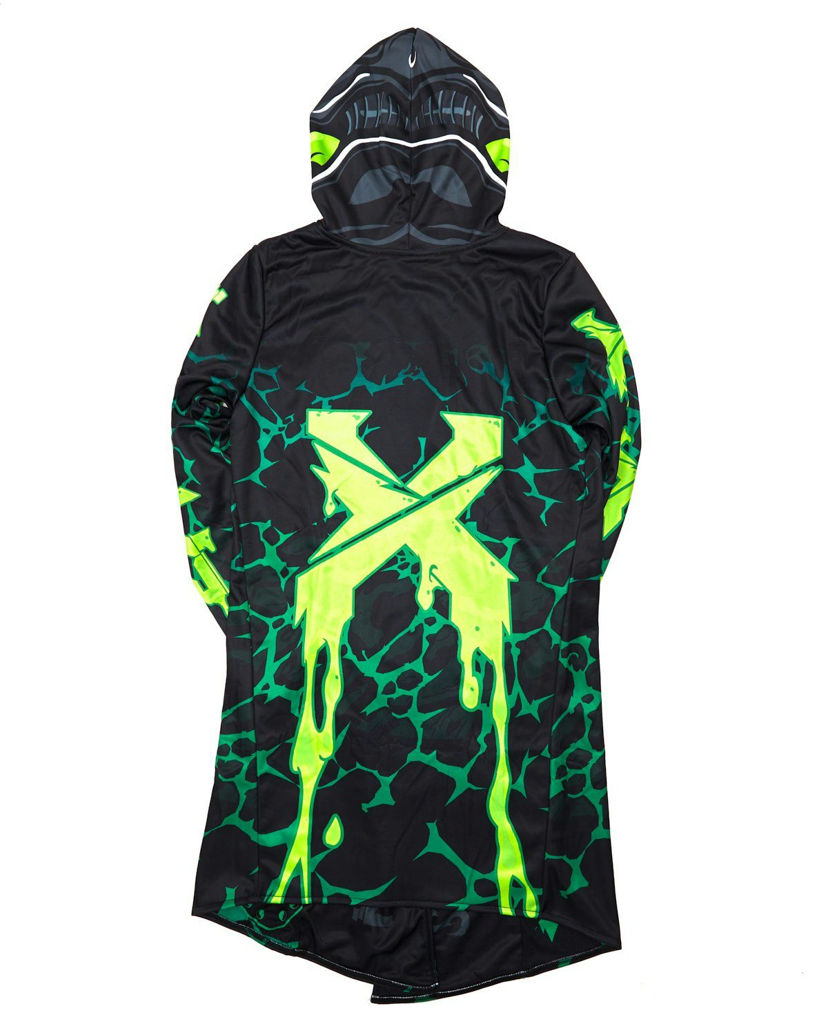 Excision x Scummy Bears Dye Sub Cloak - Green