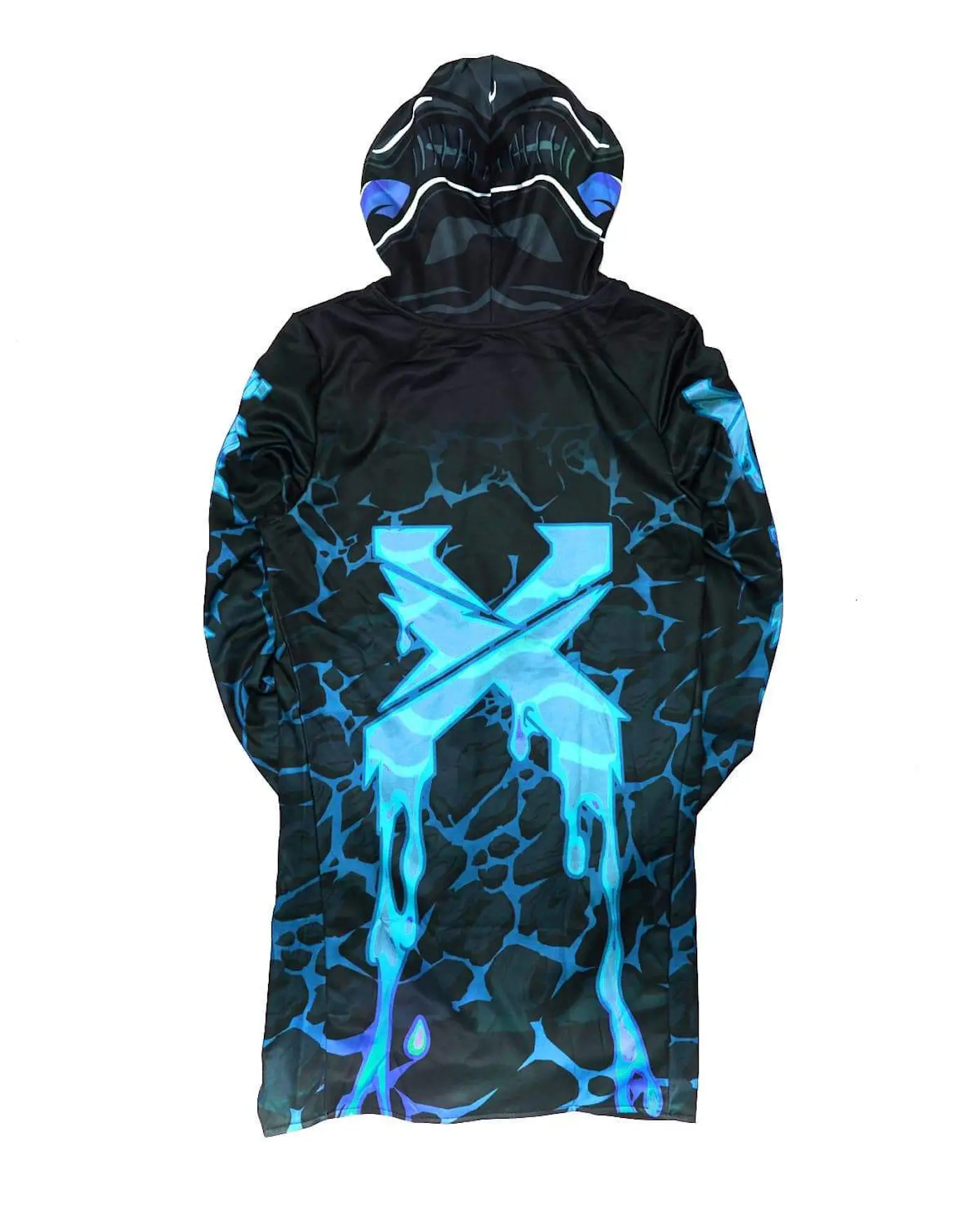Excision x Scummy Bears Dye Sub Cloak - Blue