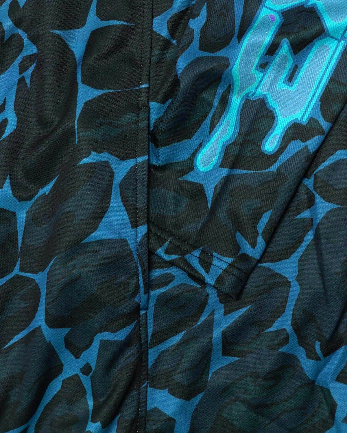 Excision x Scummy Bears Dye Sub Cloak - Blue