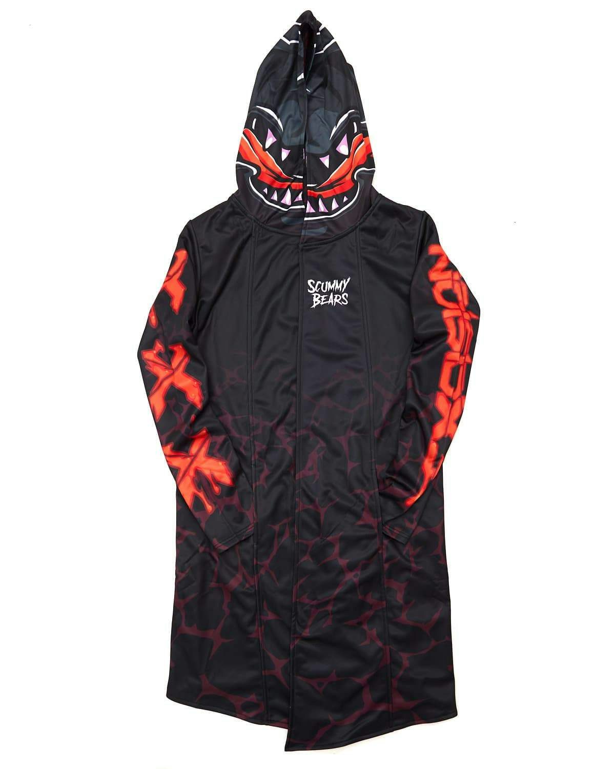 Excision x Scummy Bears Dye Sub Cloak - Red