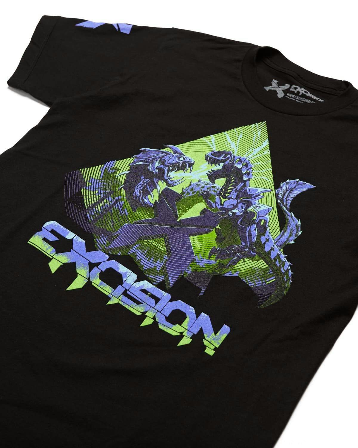 Excision Rex vs. Kaiju T-Shirt - Black