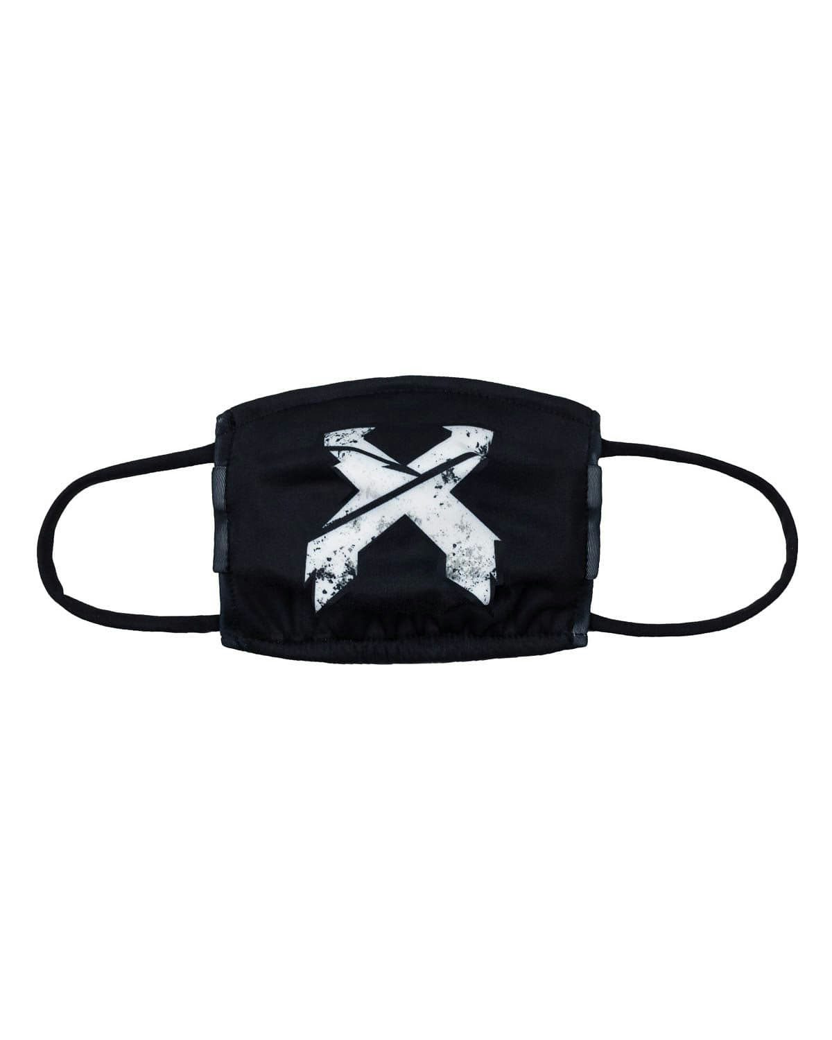 Excision 'Sliced' Logo Face Mask - Black/White