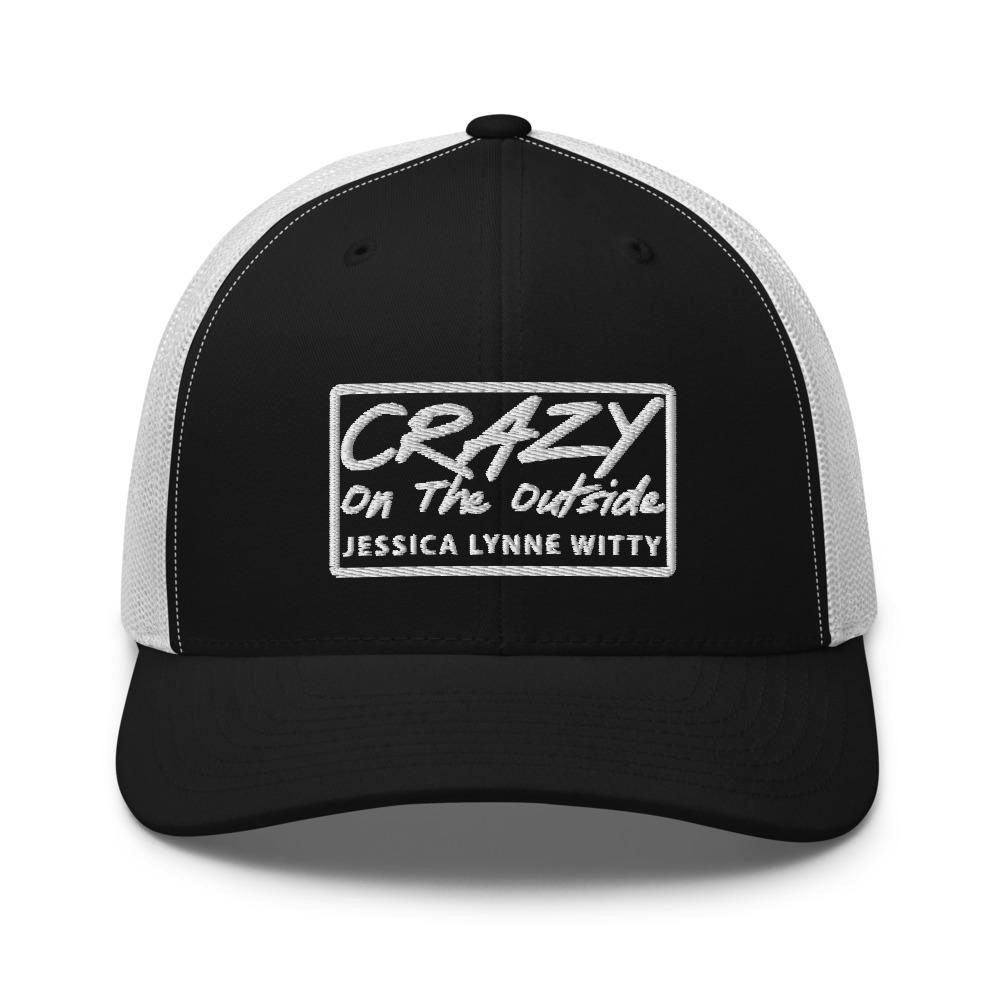Jessica Lynne Witty Crazy On The Outside Trucker Hat