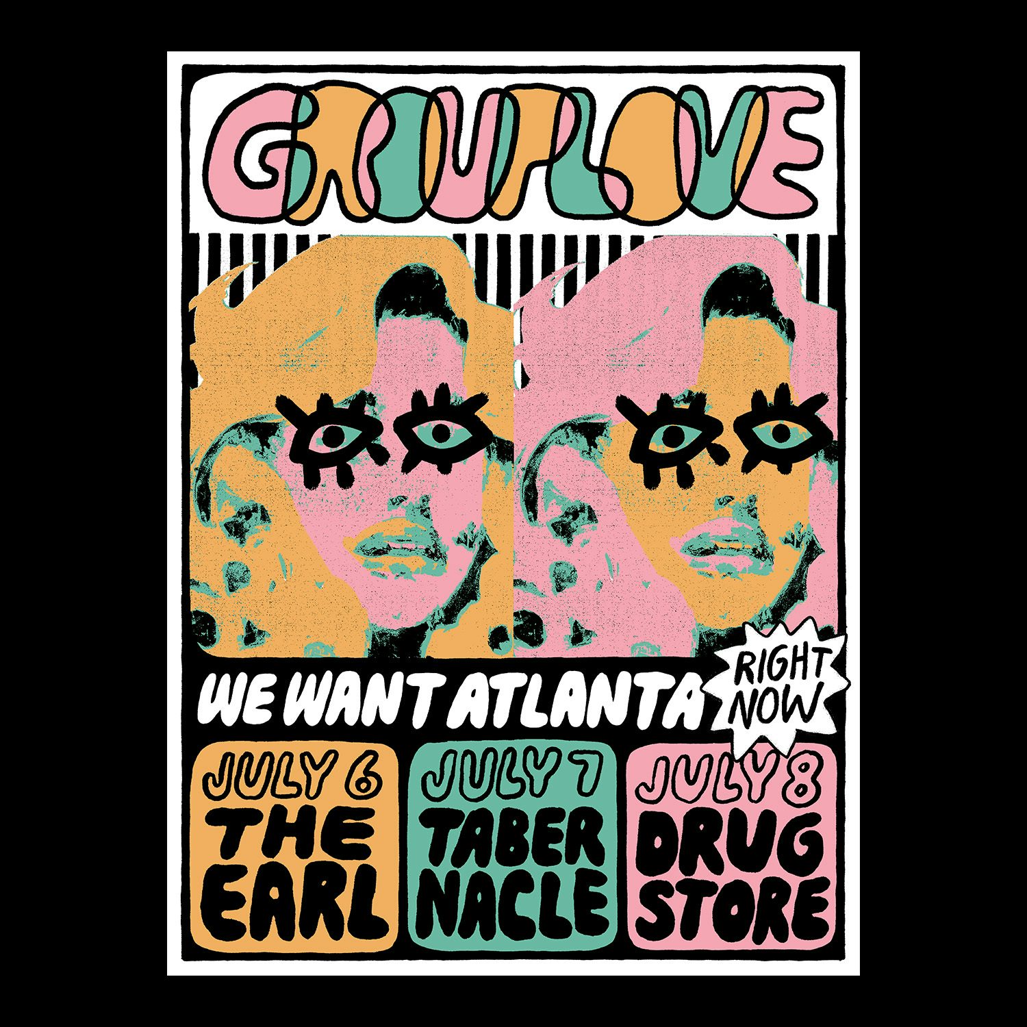GROUPLOVE Atlanta Takeover Poster