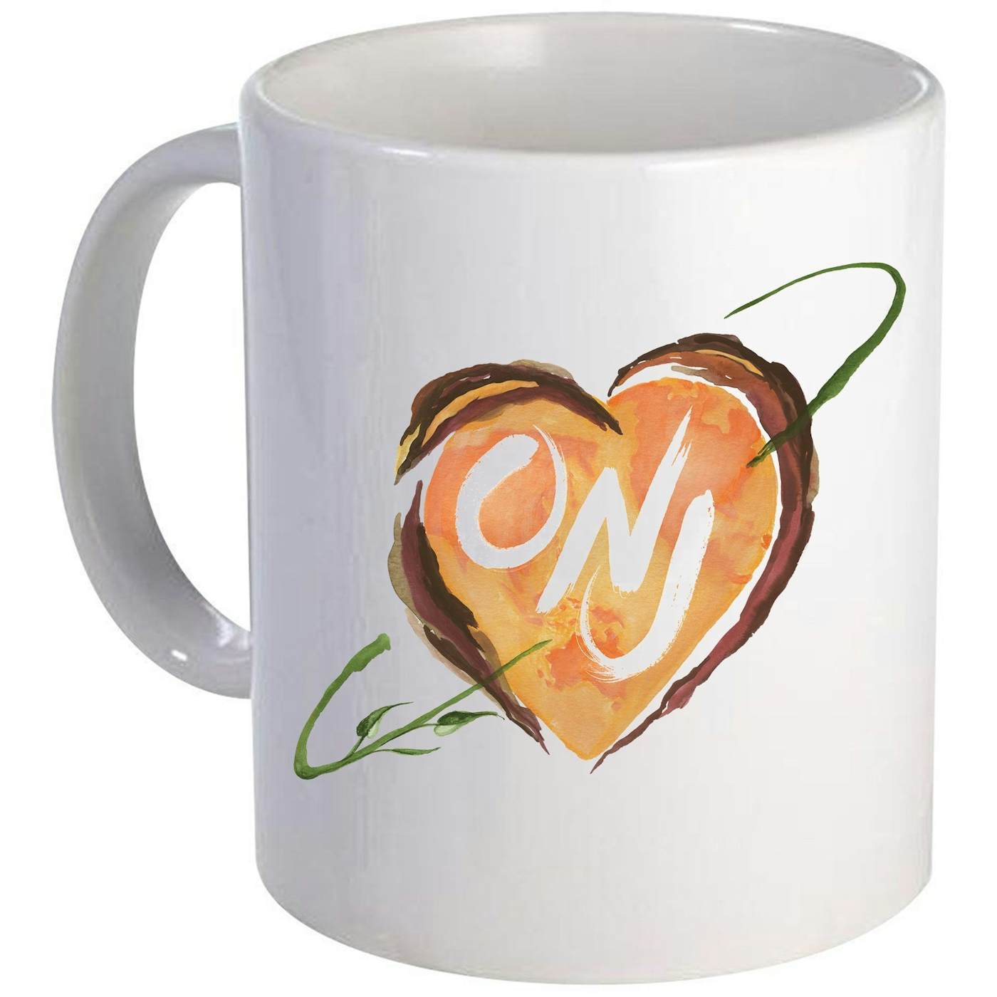 Olivia Newton-John ONJ Heart Ceramic Mug