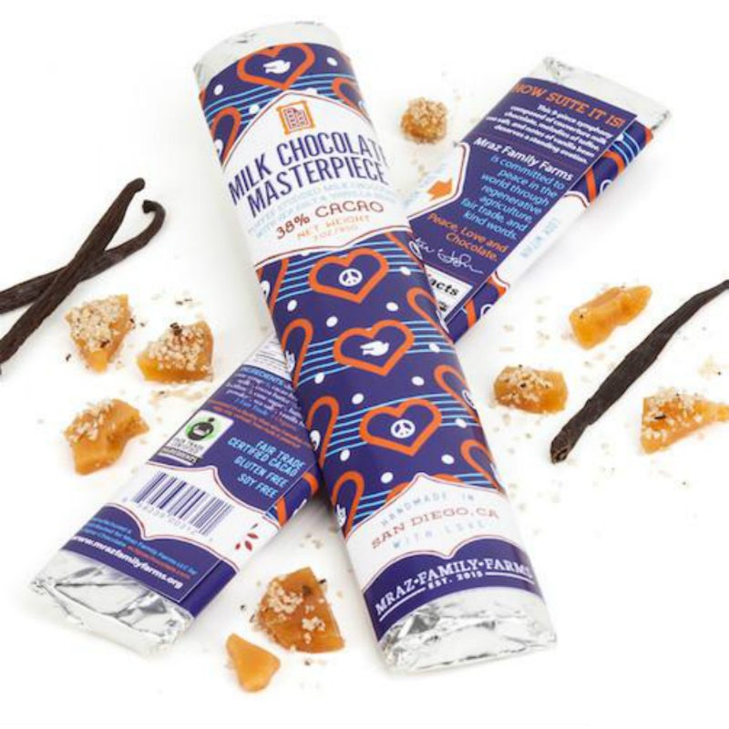 Jason Mraz Organic Chocolate Bars - Milk Chocolate Masterpiece