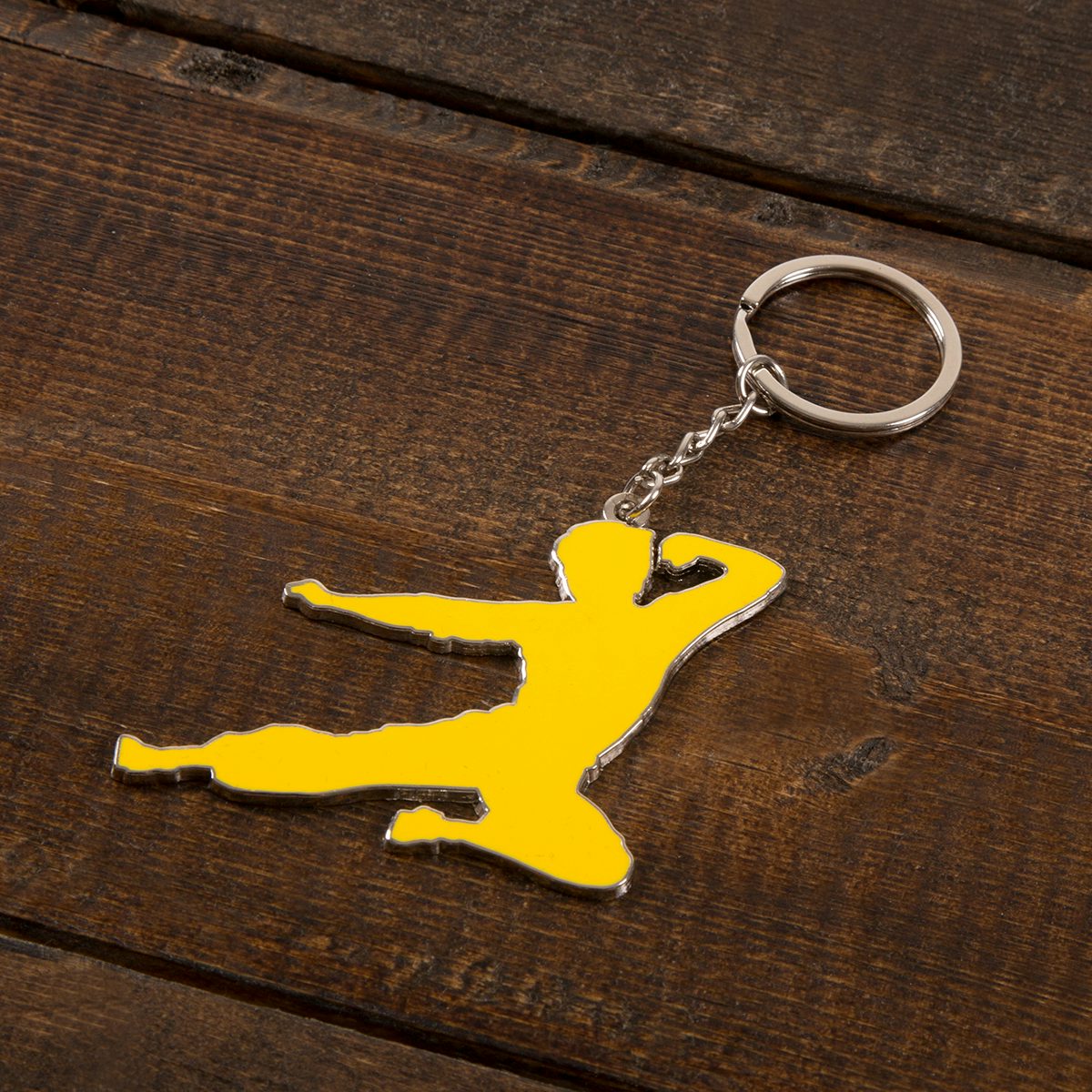 Bruce Lee Flying Man Keychain