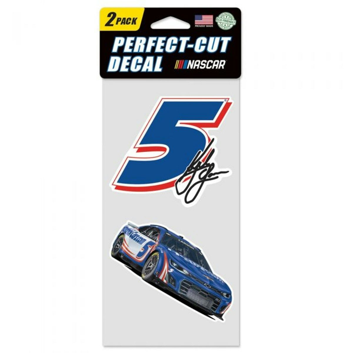 Hendrick Motorsports Kyle Larson #5 Perfect Cut Decal Set of Two 4"x4"