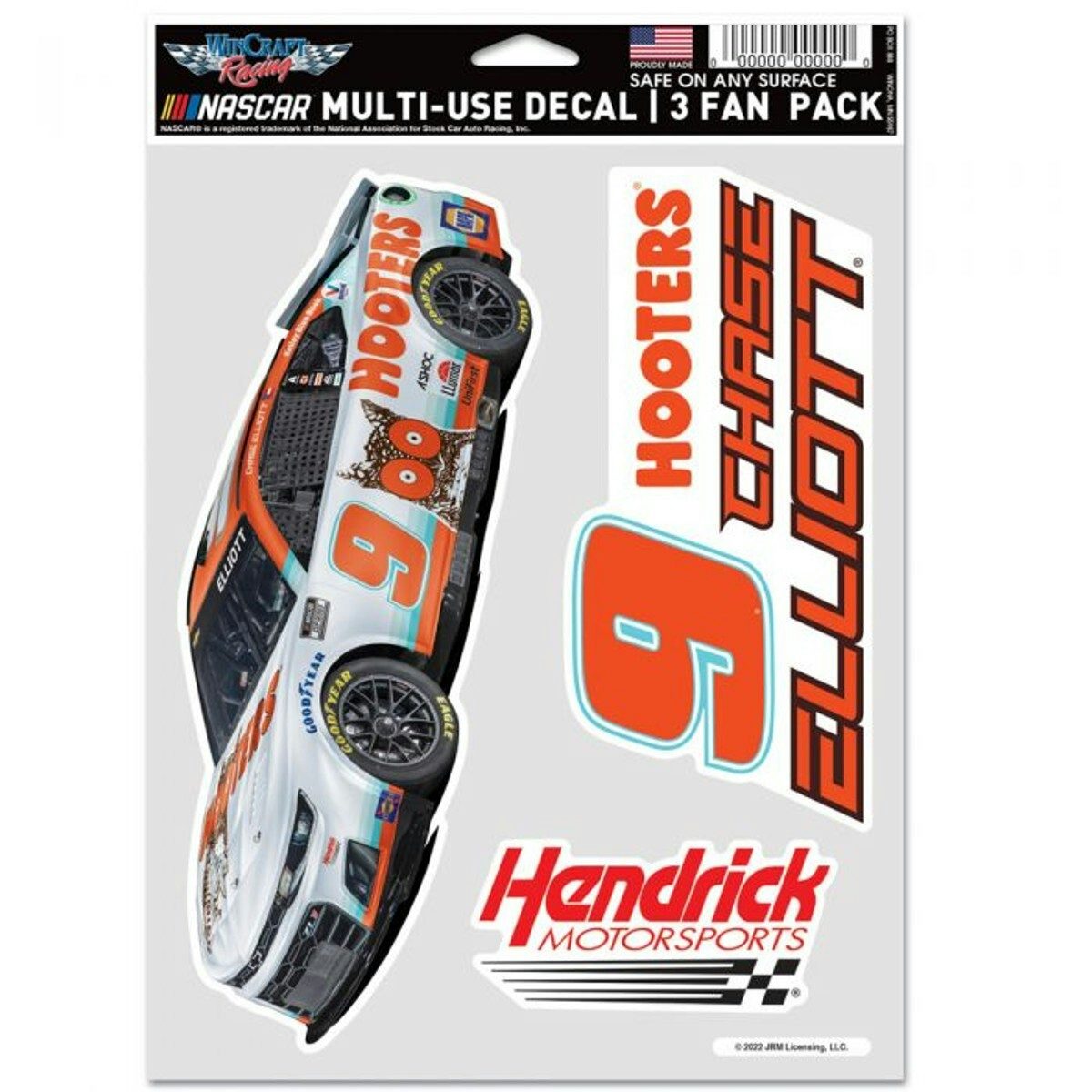 Hendrick Motorsports Chase Elliott #9 Multi Use 3 Fan Pack