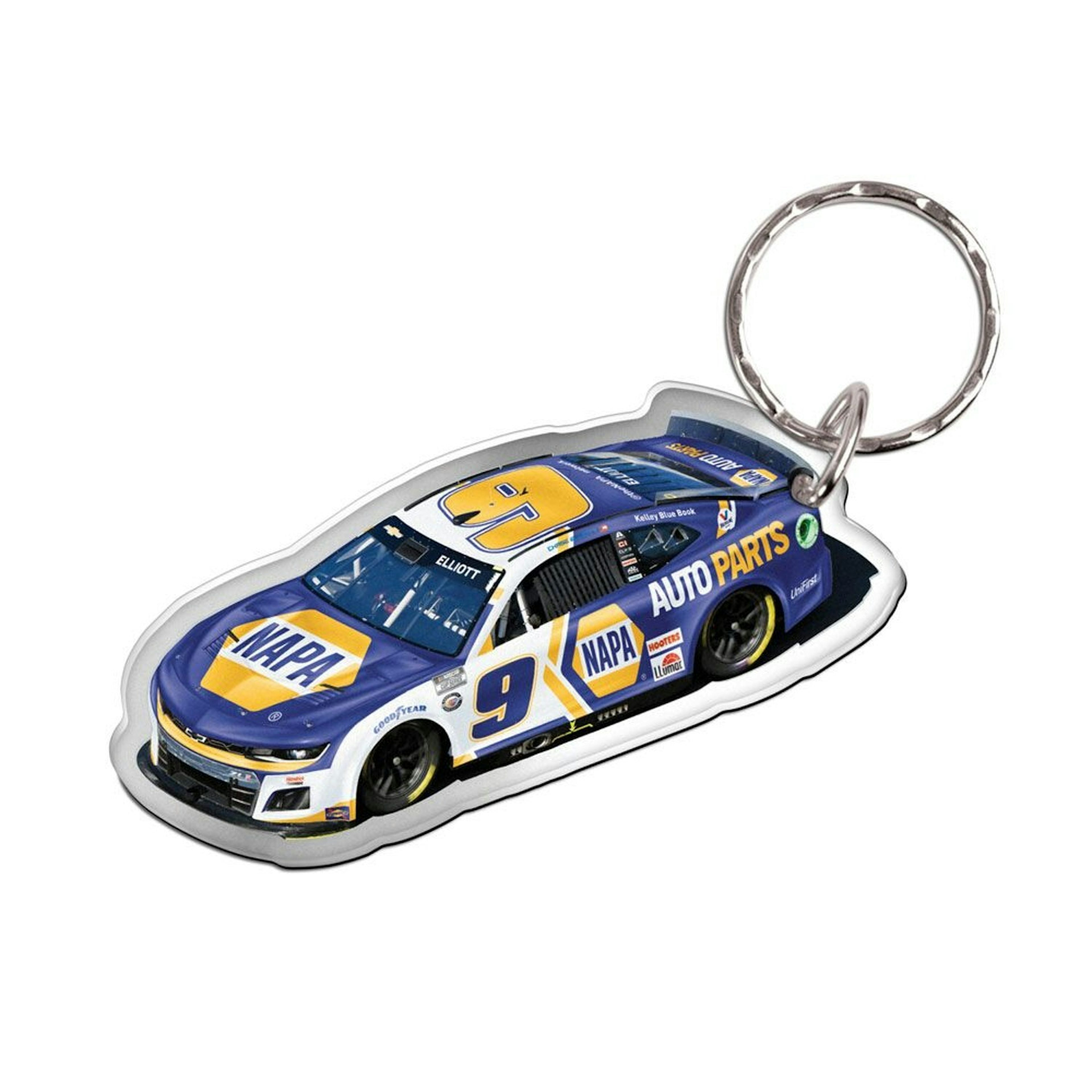 Hendrick Motorsports Chase Elliott #9 NAPA Freeform Keychain