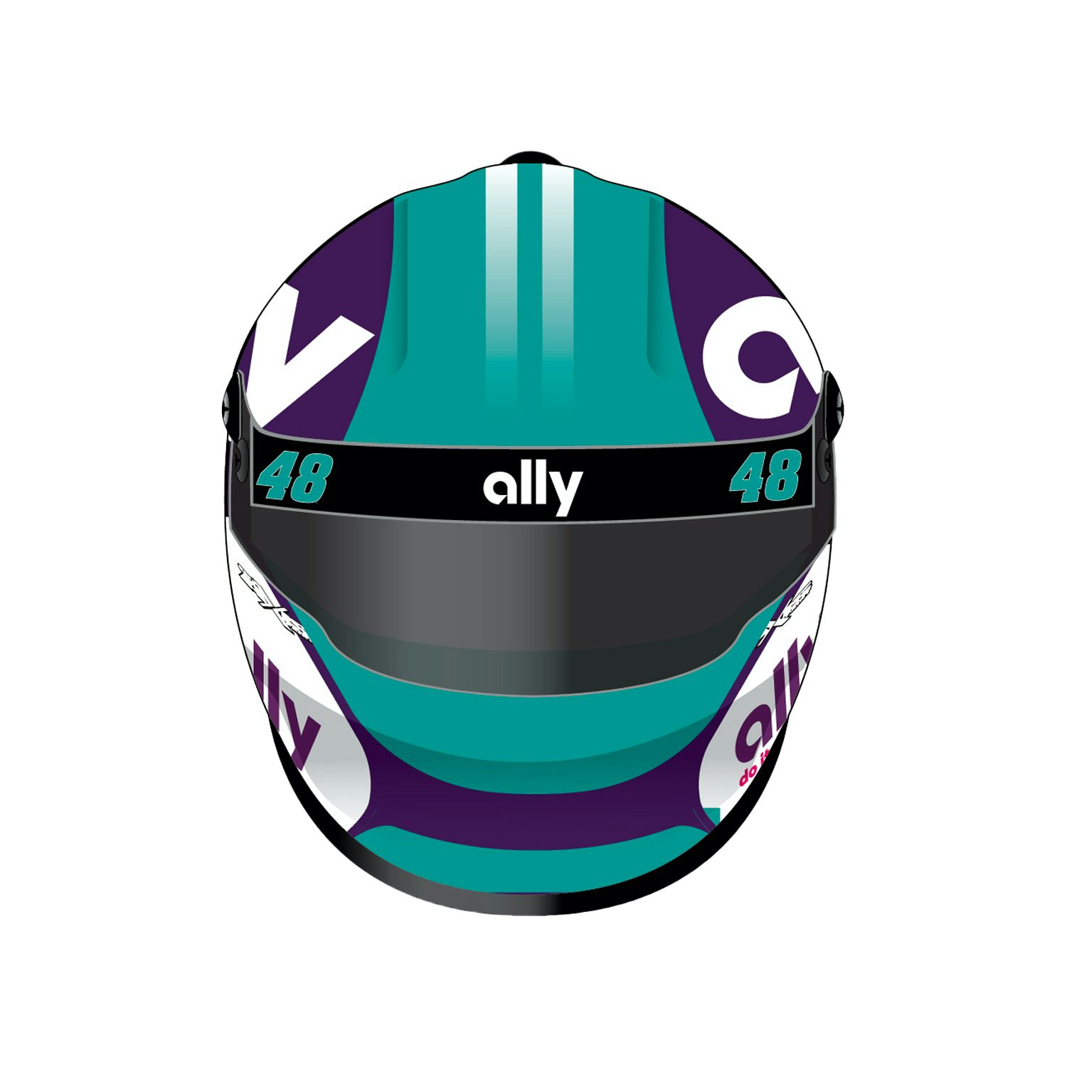 Hendrick Motorsports Alex Bowman #48 ally Replica Helmet