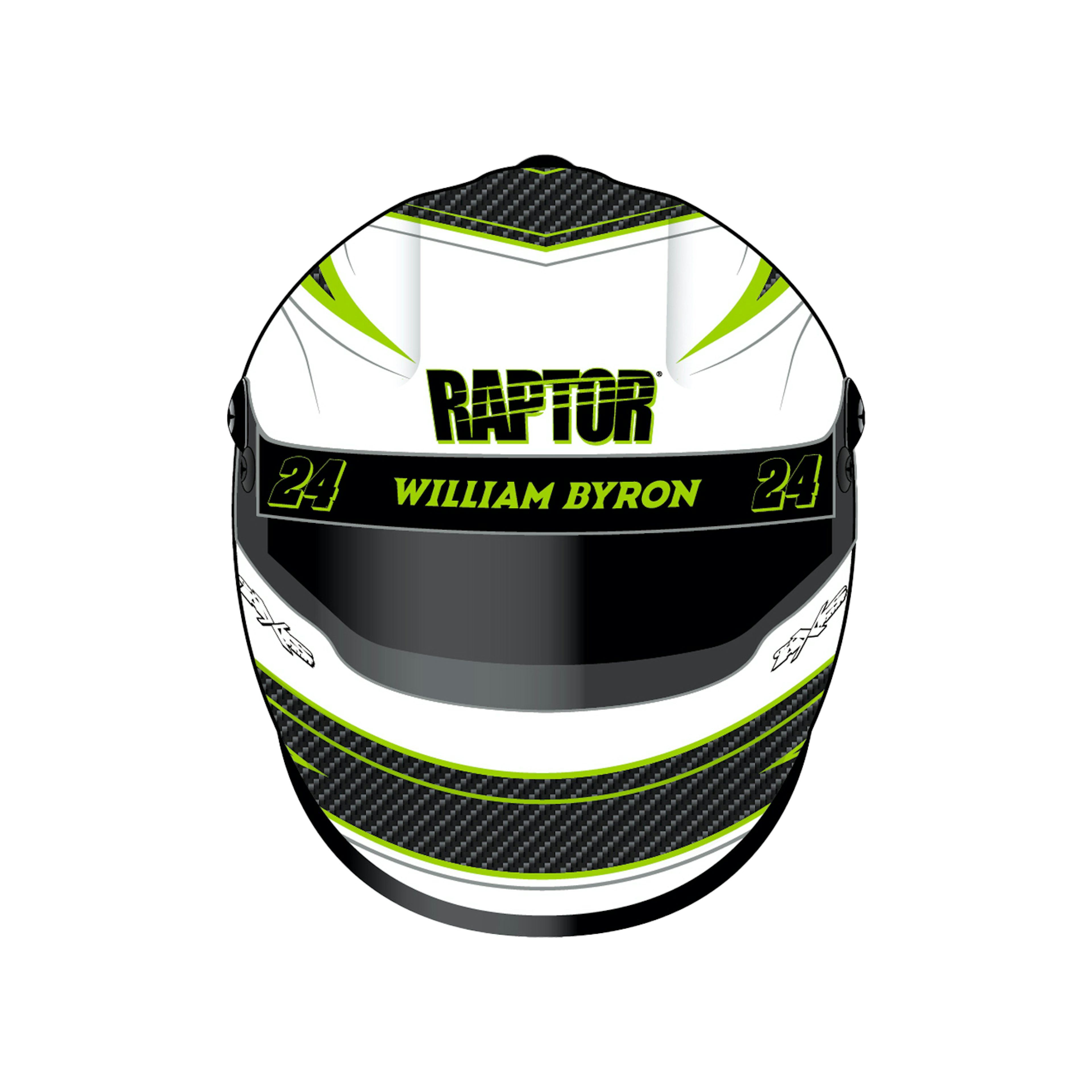 Hendrick Motorsports AUTOGRAPHED William Byron RAPTOR Full Size Replica ...