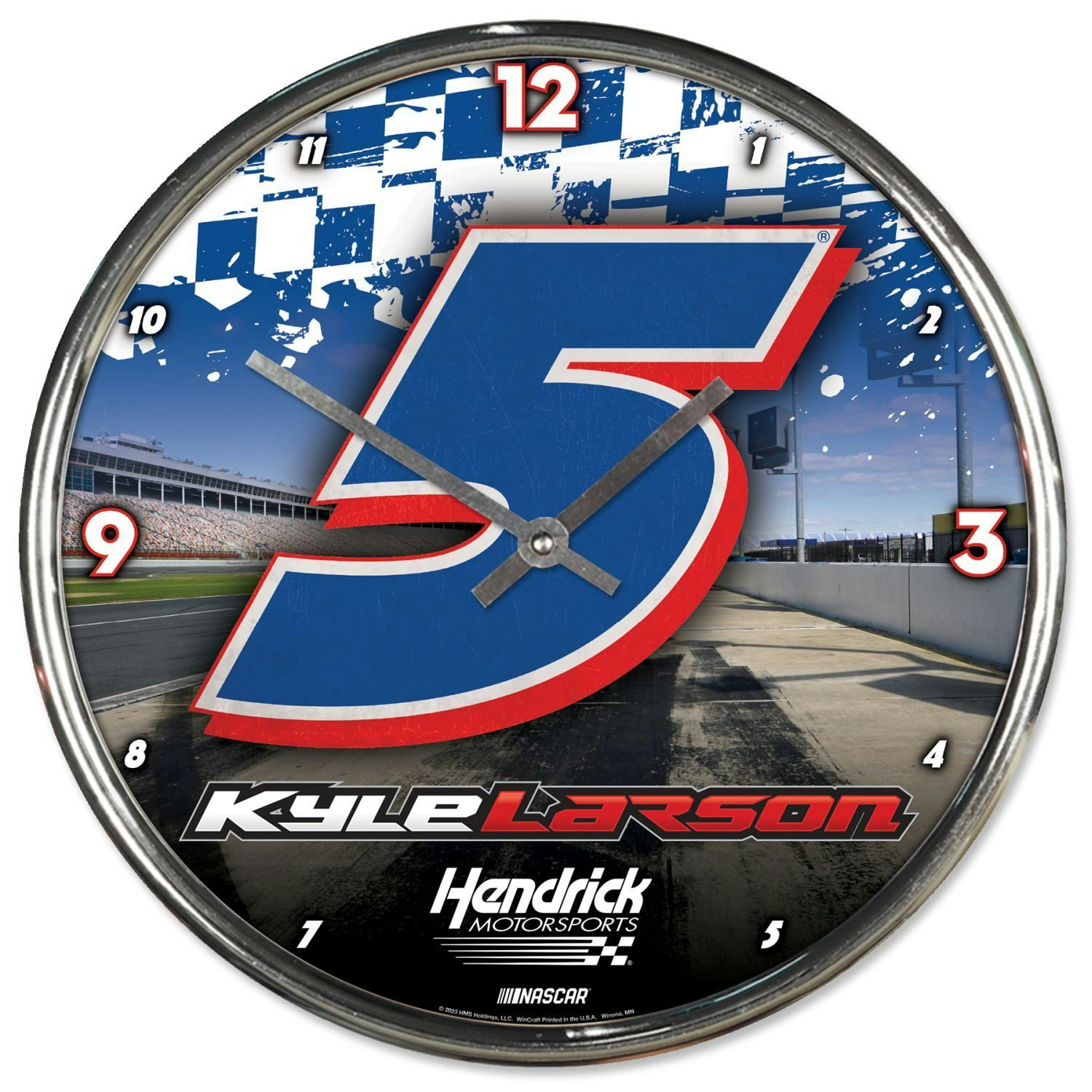 Hendrick Motorsports Kyle Larson #5 Chrome Clock