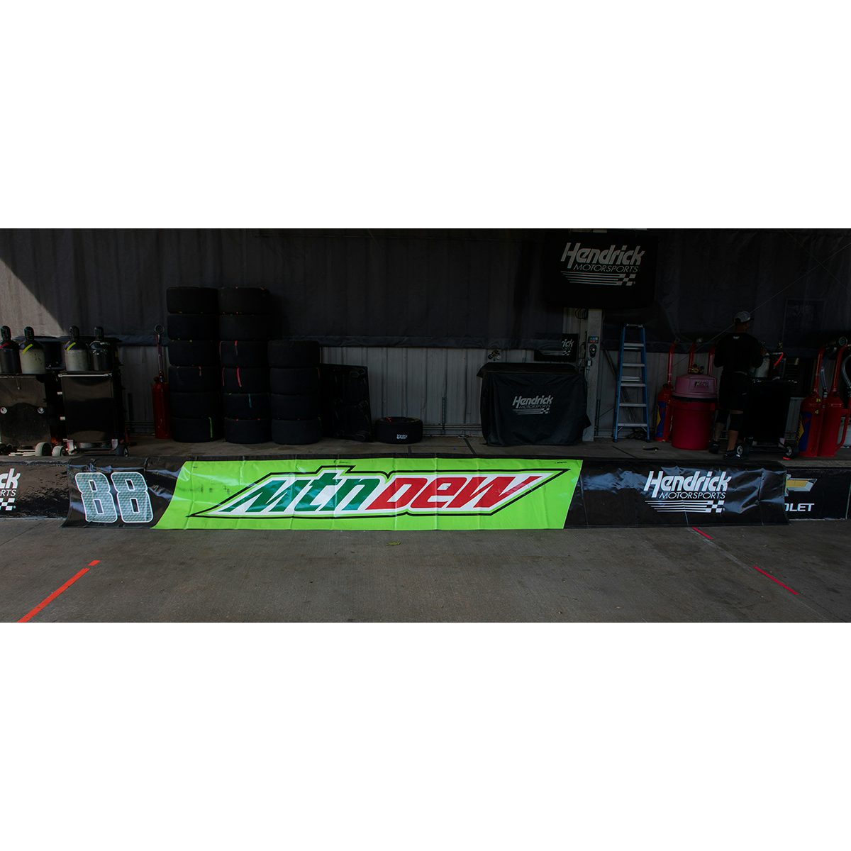 Hendrick Motorsports Dale Earnhardt Jr. #88 Mtn Dew Pit Wall Banner