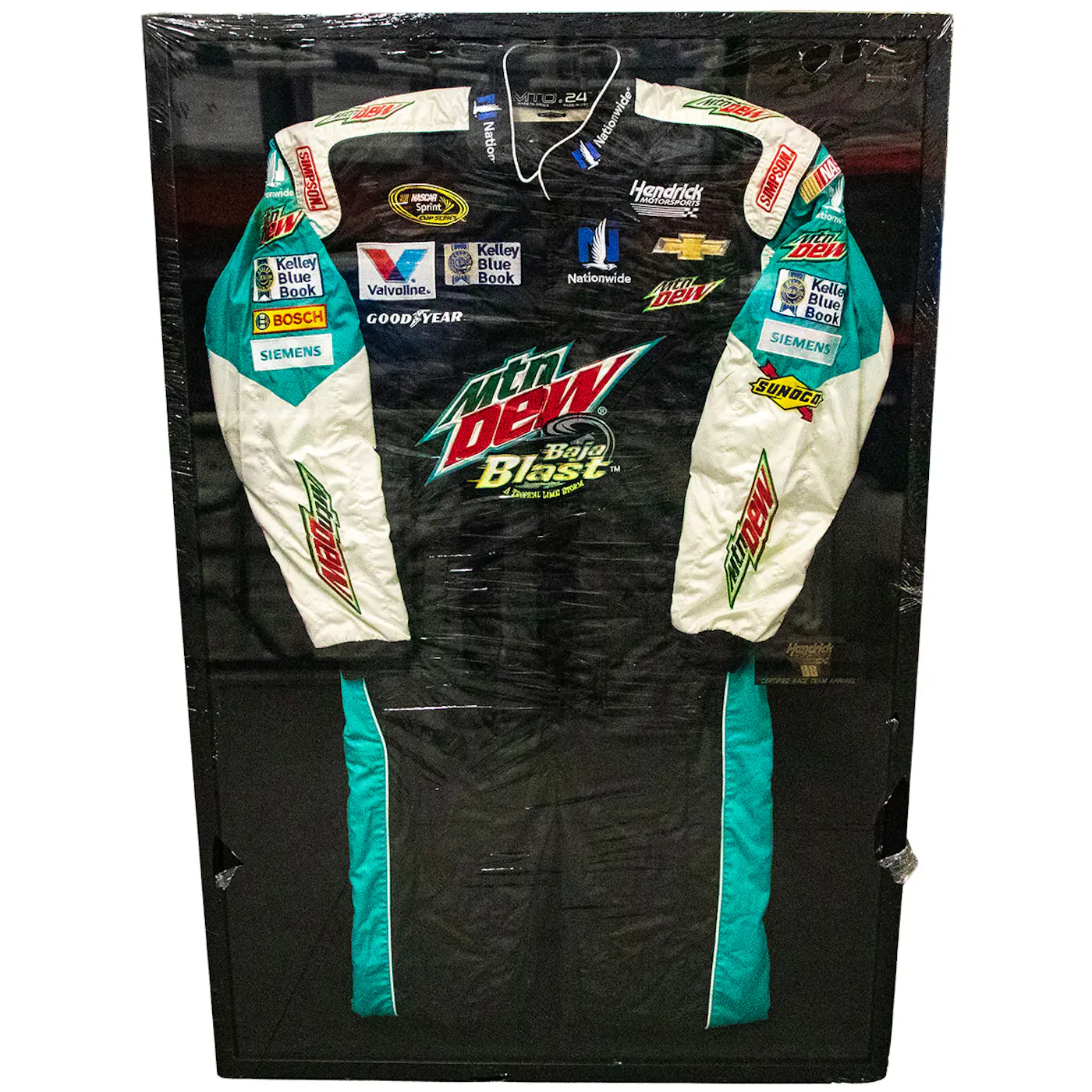 Hendrick Motorsports Shadowboxed Dale Earnhardt Jr. Mtn Dew Baja Blast ...