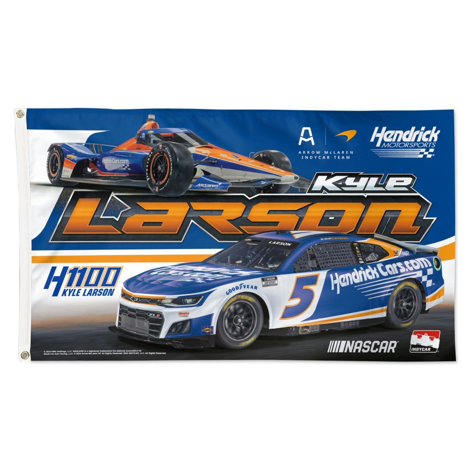 Hendrick Motorsports Kyle Larson H1100 Memorial Day Double Deluxe 3' x ...