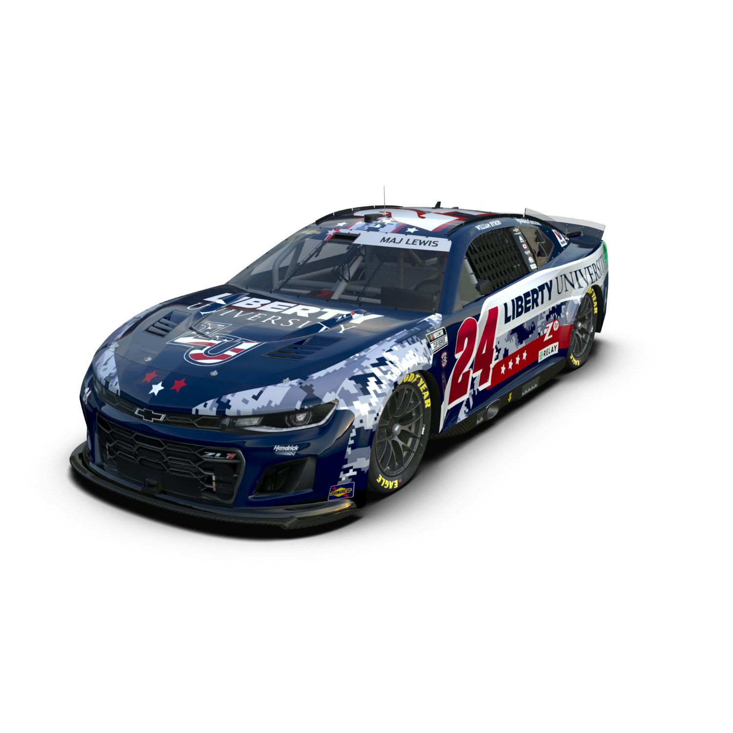 Hendrick Motorsports William Byron #24 2024 Liberty University ...