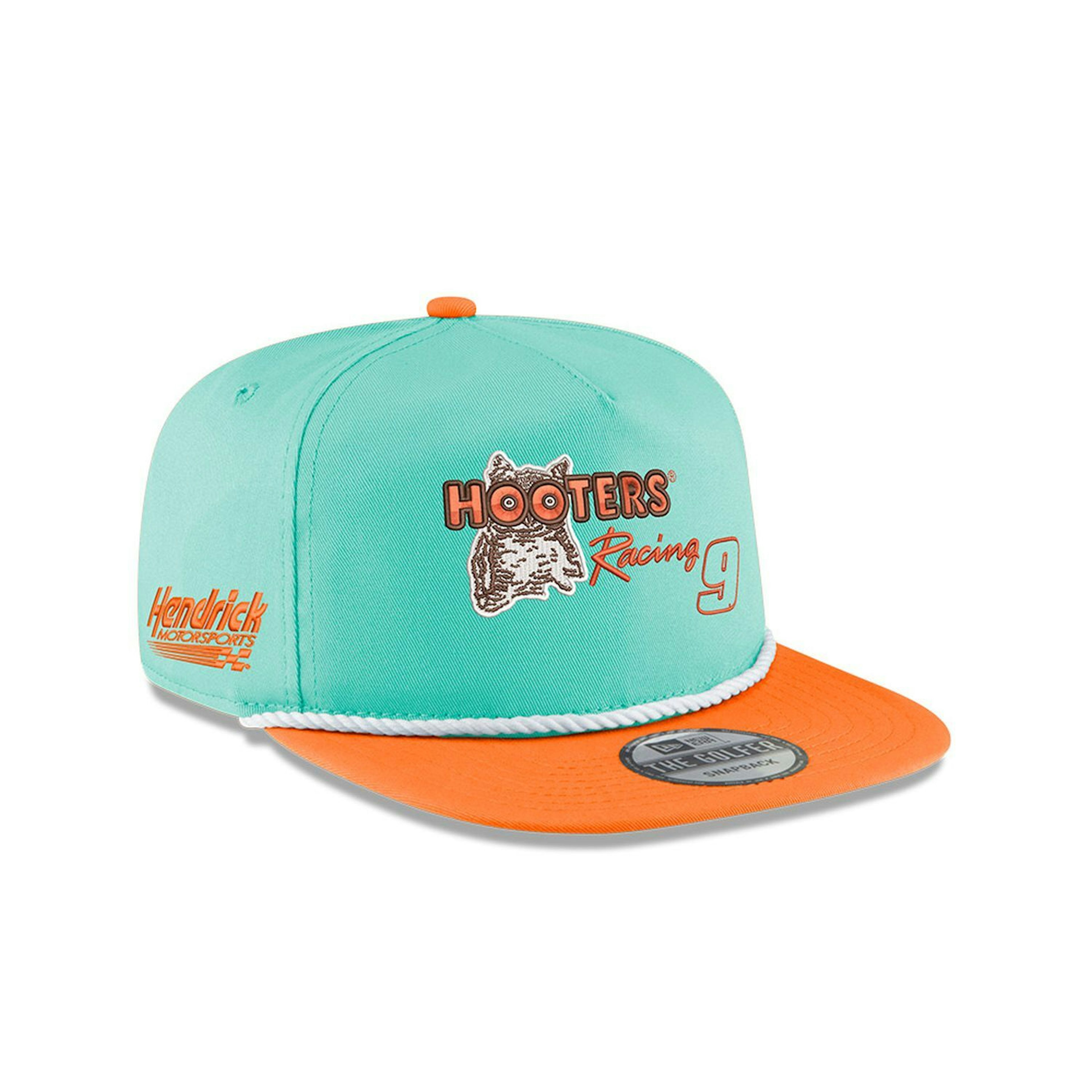 Hendrick Motorsports Chase Elliott #9 Hooters Mint Golfer Cap