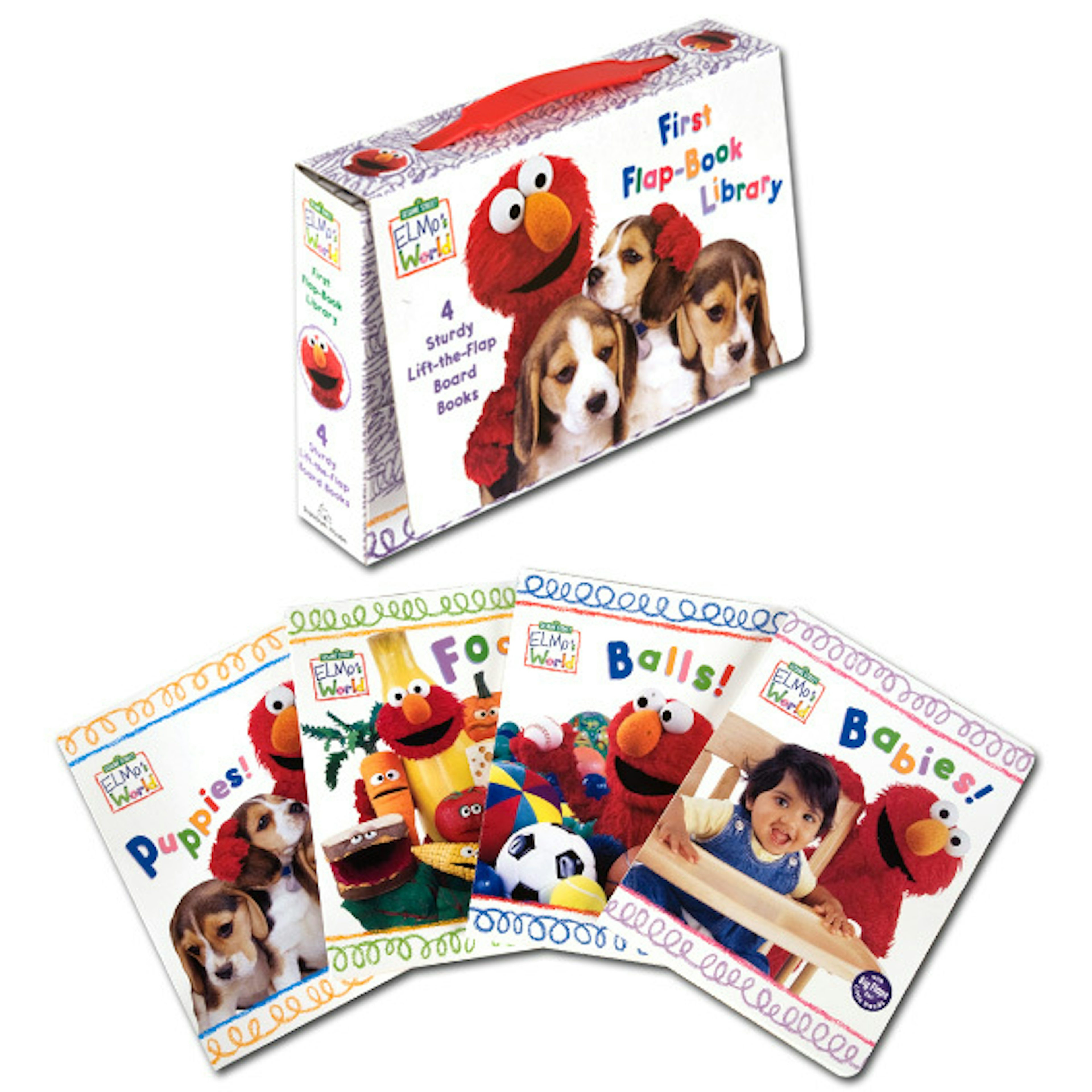 Sesame Street Elmo's World: First Flap-Book Library Book