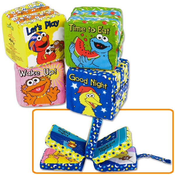 Sesame Street All Day With Sesame Block Book 4-Pack