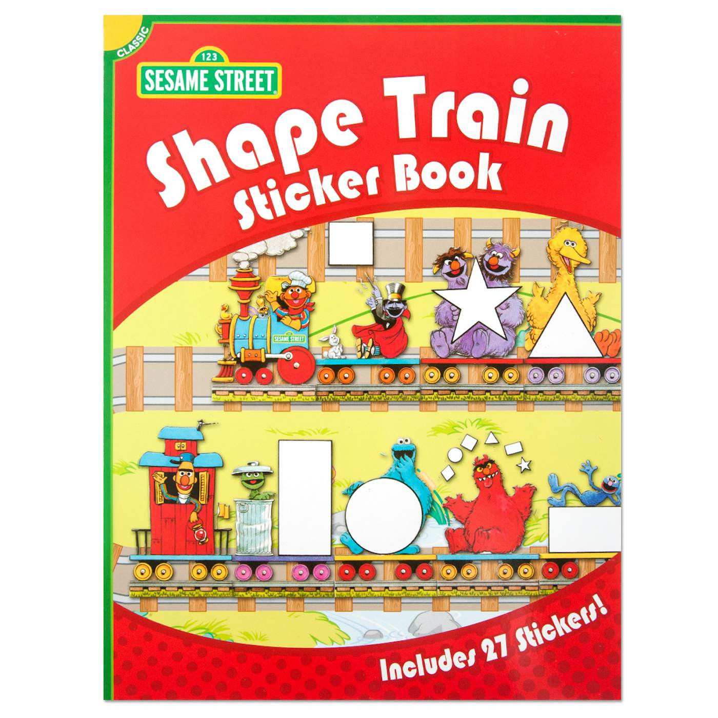 Classic Sesame Street: Shape Train Sticker Book