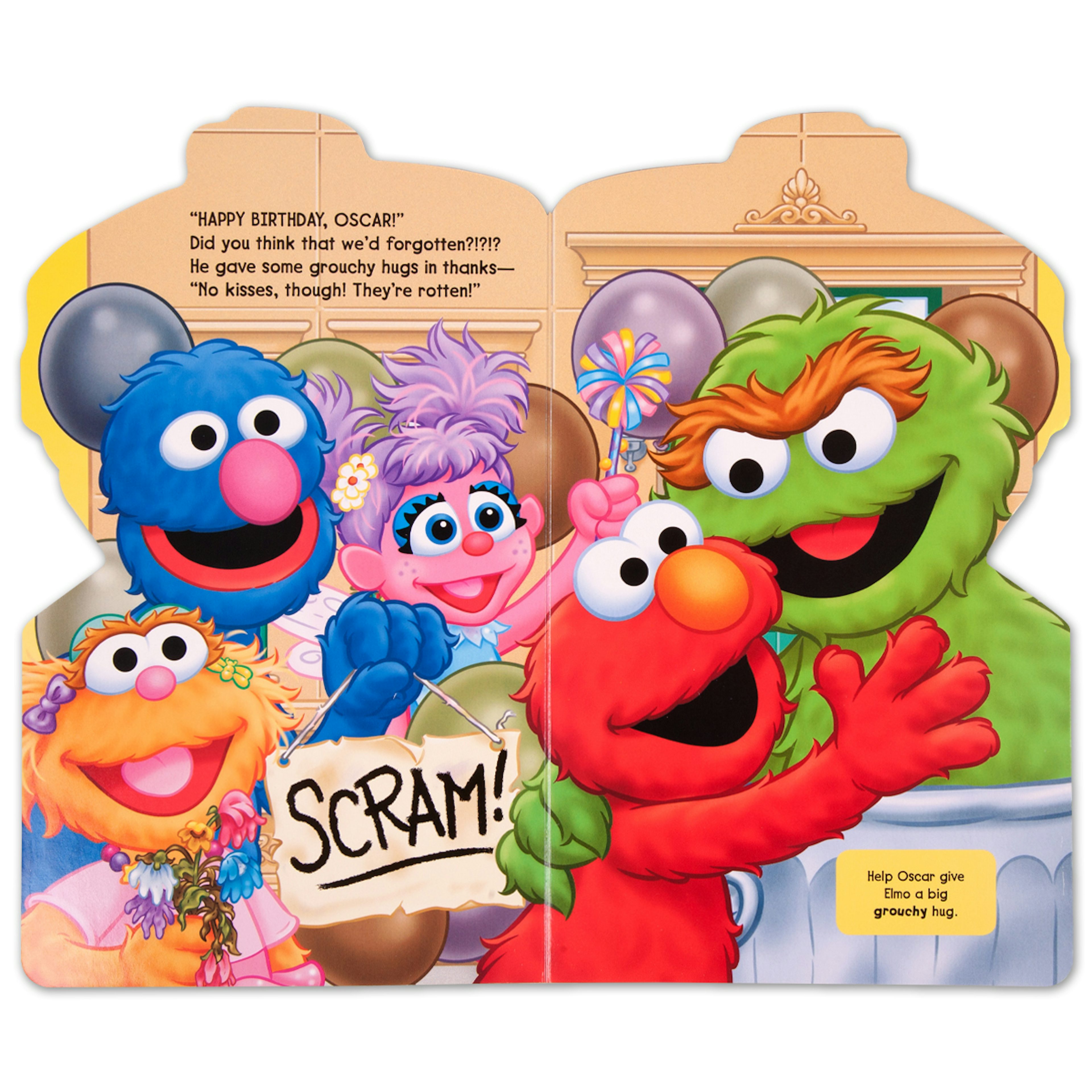 Sesame Street Grouchy Hugs! Book