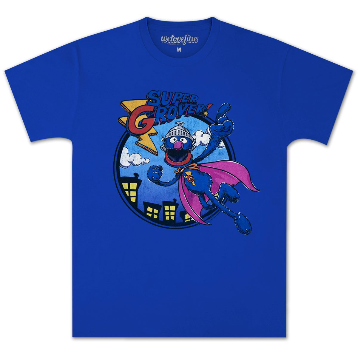 Sesame Street Super Grover Fly T-shirt
