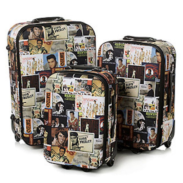 Elvis Presley Collage 3 Piece Luggage Set