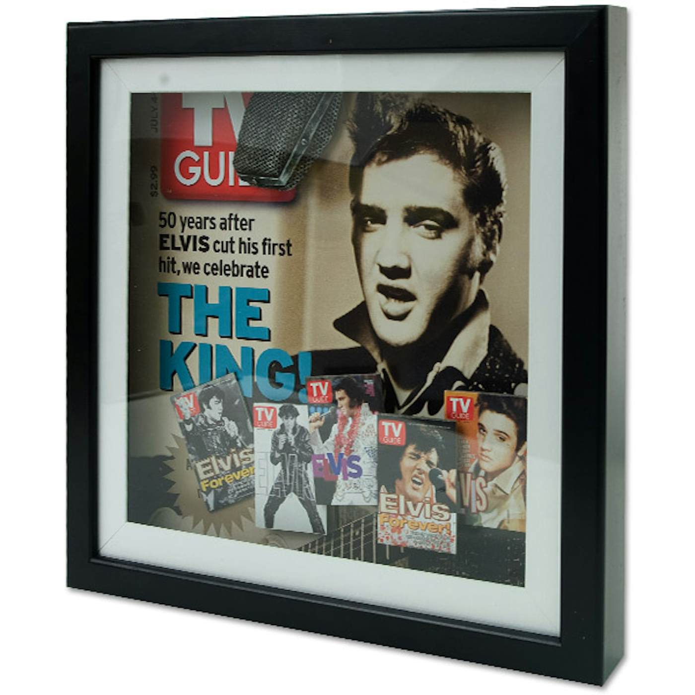 Elvis Presley TV Guide Shadow Box