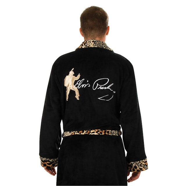 Elvis Presley Leopard Embroidered Robe