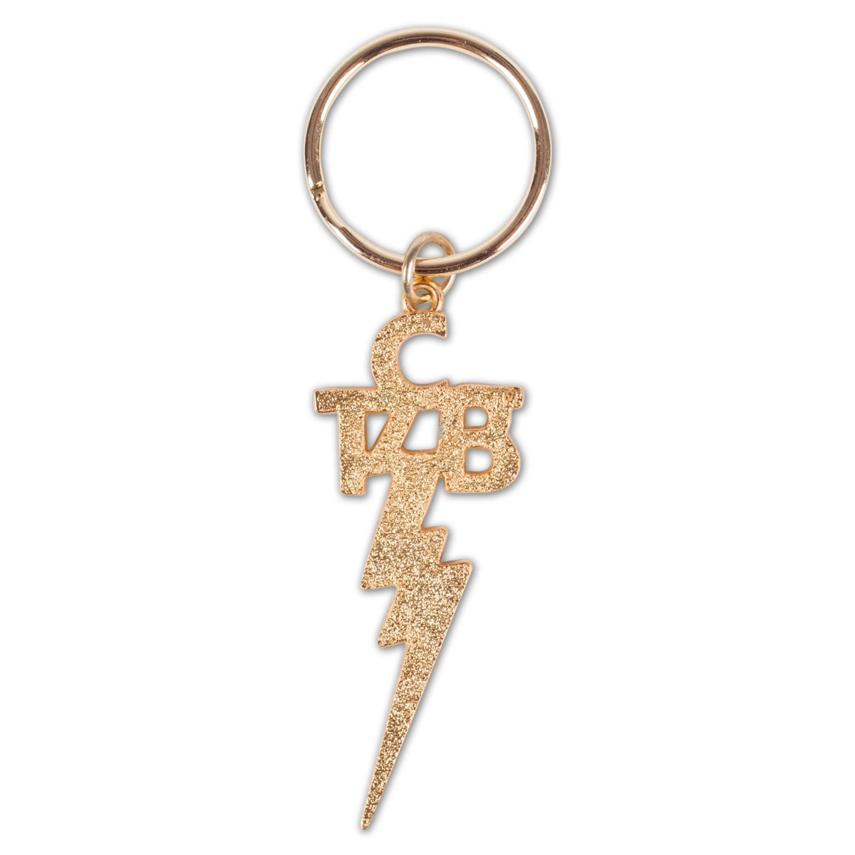 Elvis Presley Gold TCB Keychain