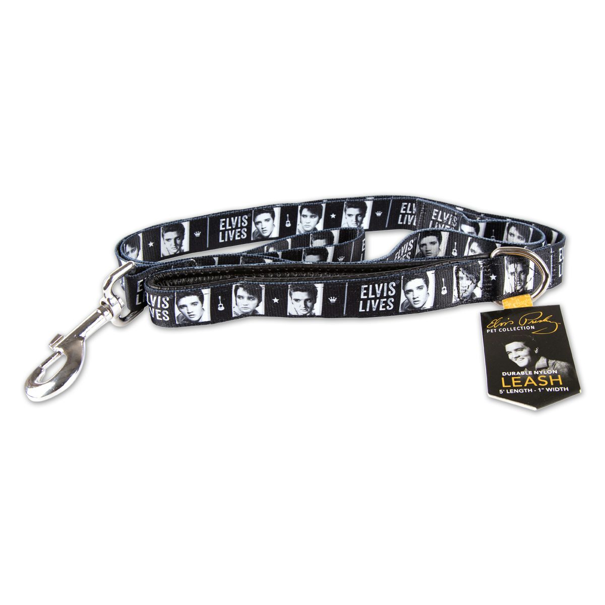 Elvis Presley Lives Dog Collar