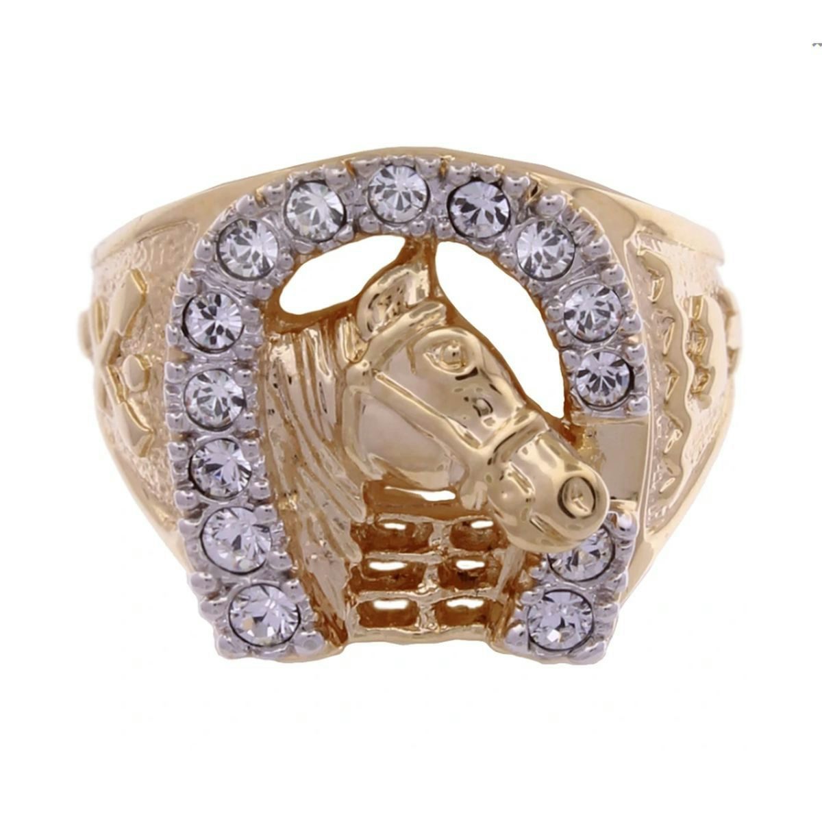 Elvis Presley Lowell Hays 18K Gold Plated Horseshoe Ring