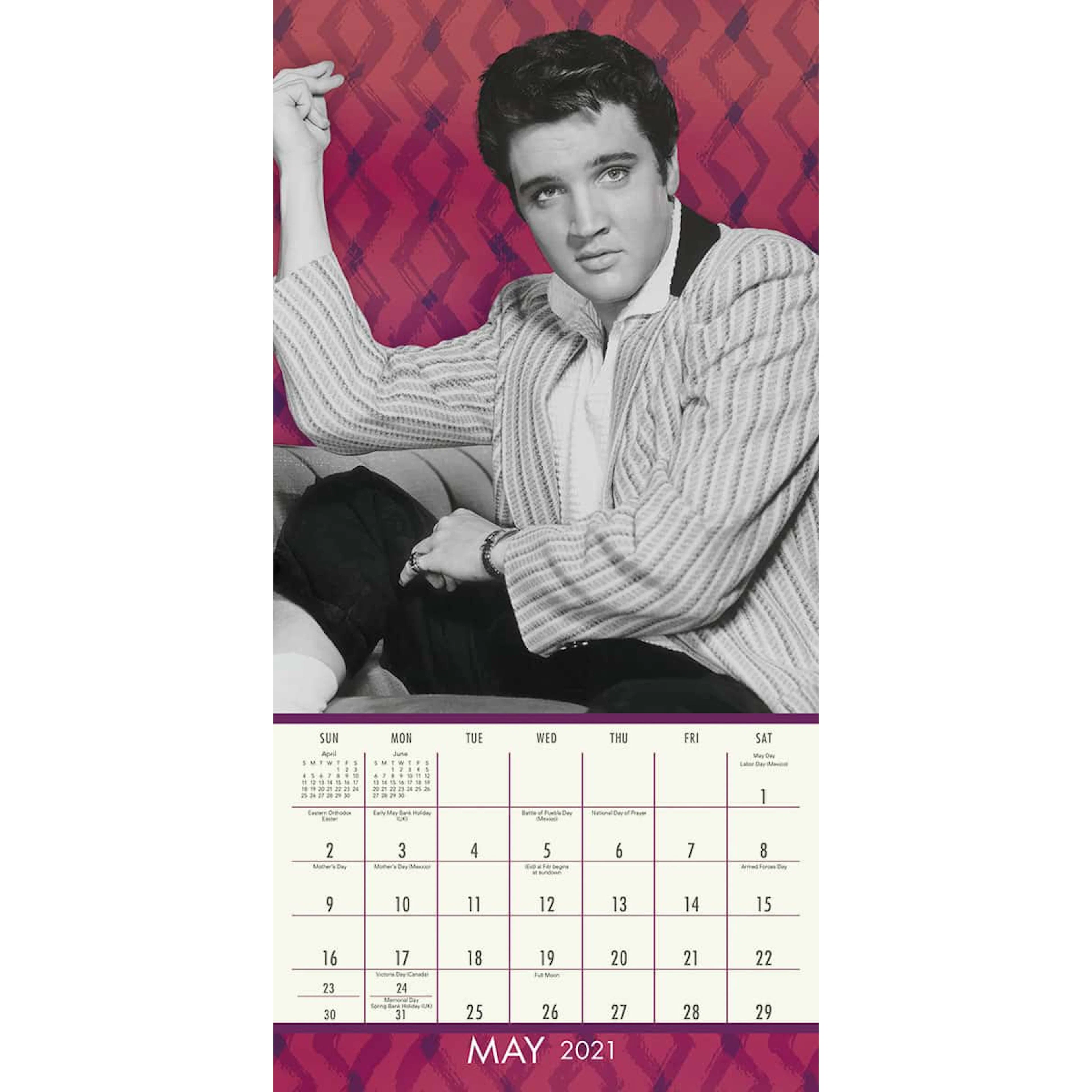 Elvis Presley Mini 2021 Calendar