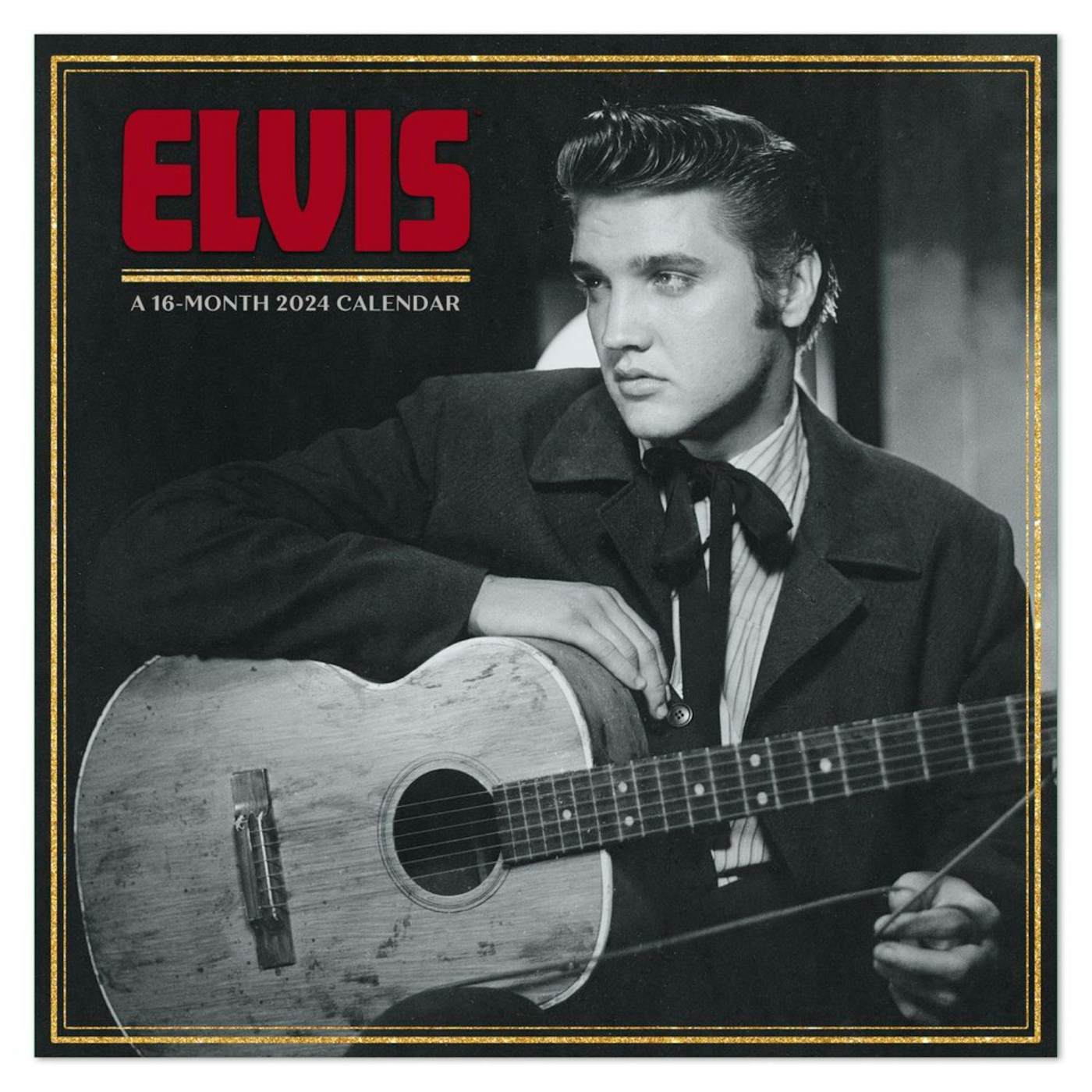 Elvis Presley 2024 12" x 12" Monthly Wall Calendar