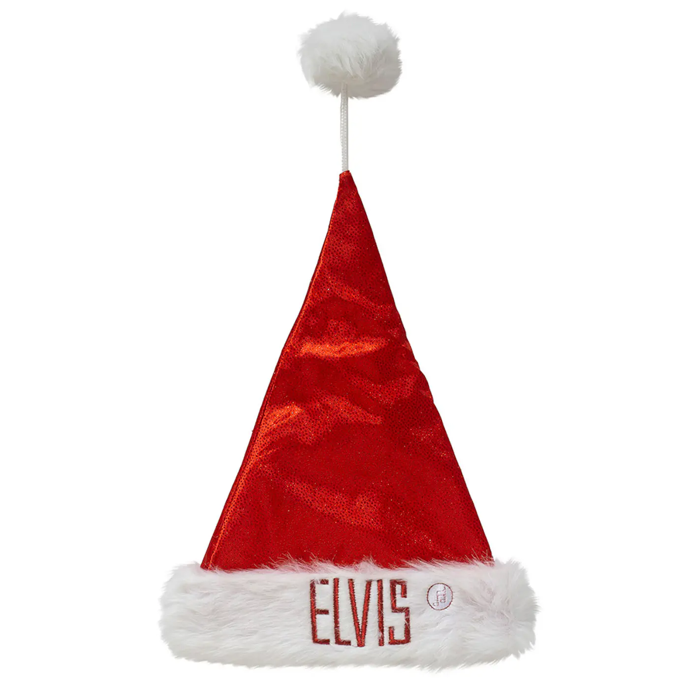 Elvis Presley Satin Santa Hat