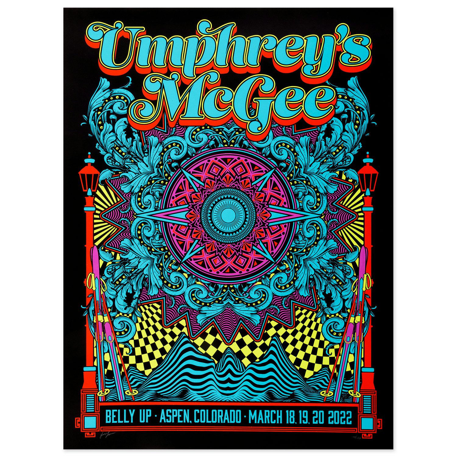 Umphrey's McGee Belly Up Aspen 2022 Poster