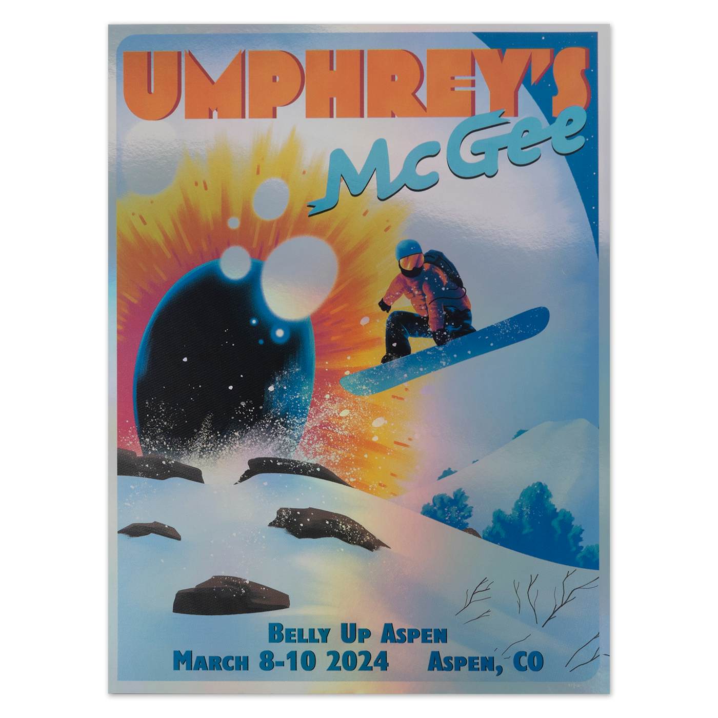 Umphrey's McGee Aspen, CO 2024 Poster by Arno Kiss